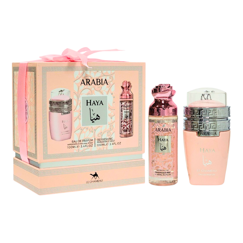 SET LE CHAMEAU ARABIA HAYA EDP 100ML, SPLASH 100ML (M)