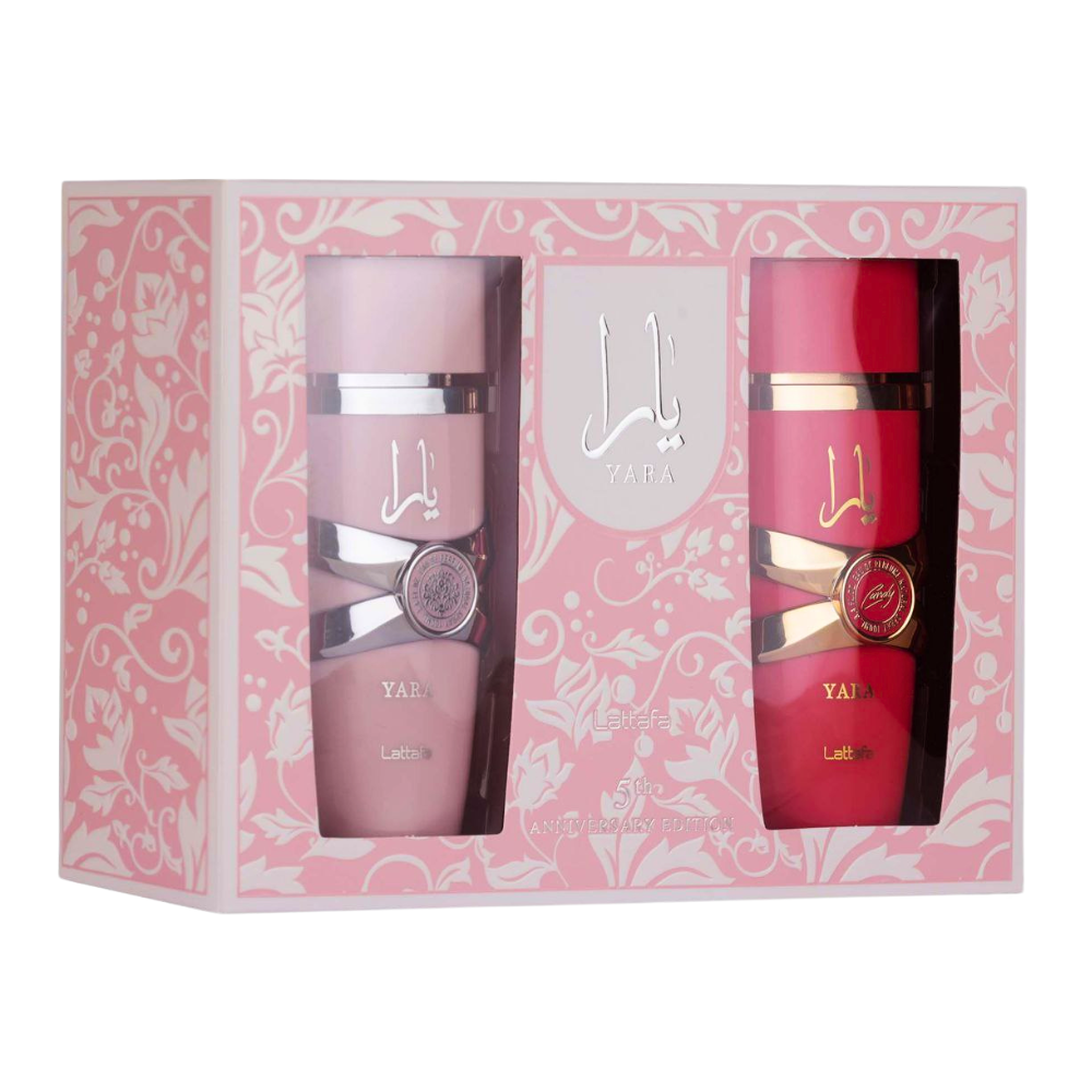 SET LATTAFA YARA 5TH ANNIVERSARY EDITION EDP 100MLX2 (M)