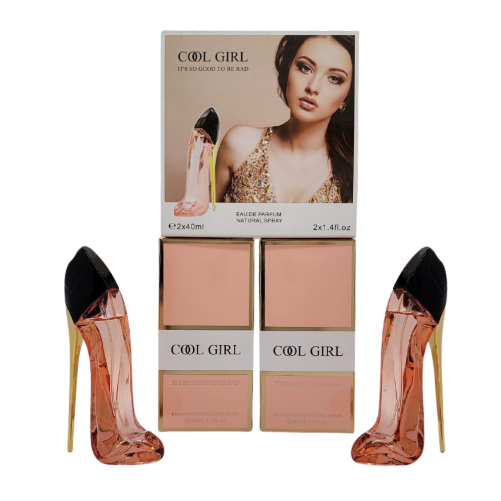 SET PERFUME DUO COOL GIRL IT´S SO GOOD TO BE BAD 40MLX2