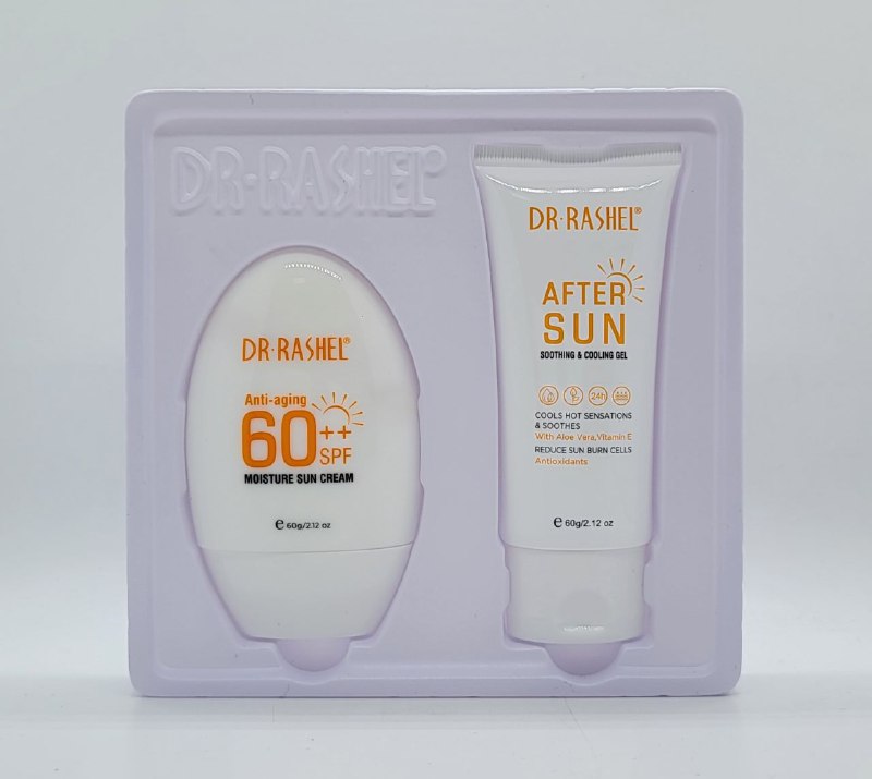 KIT DE PROTECTOR SOLAR ANTIENVEJECIMIENTO 60SPF PARA CURPO Y ROSTRO DR