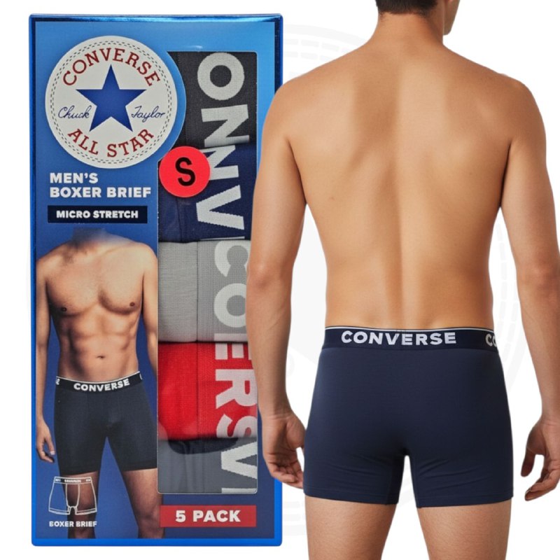 PRODUCTO AMERICANO, ROPA INTERIOR PARA CABALLERO, CONVERSE BOXER BRIEF