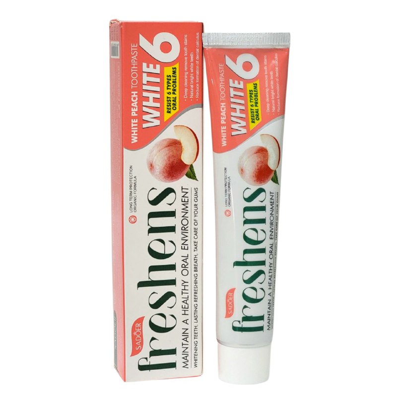 PASTA DE DIENTES, DE MELOCOTON, LIMPIA PROFUNDAMENTE LAS MANCHAS DIFIC