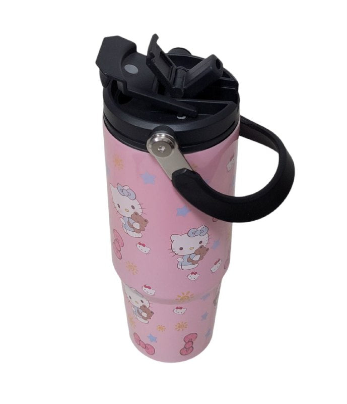 TERMO DE ACERO INOXIDABLE HELLO KITTY 900ML