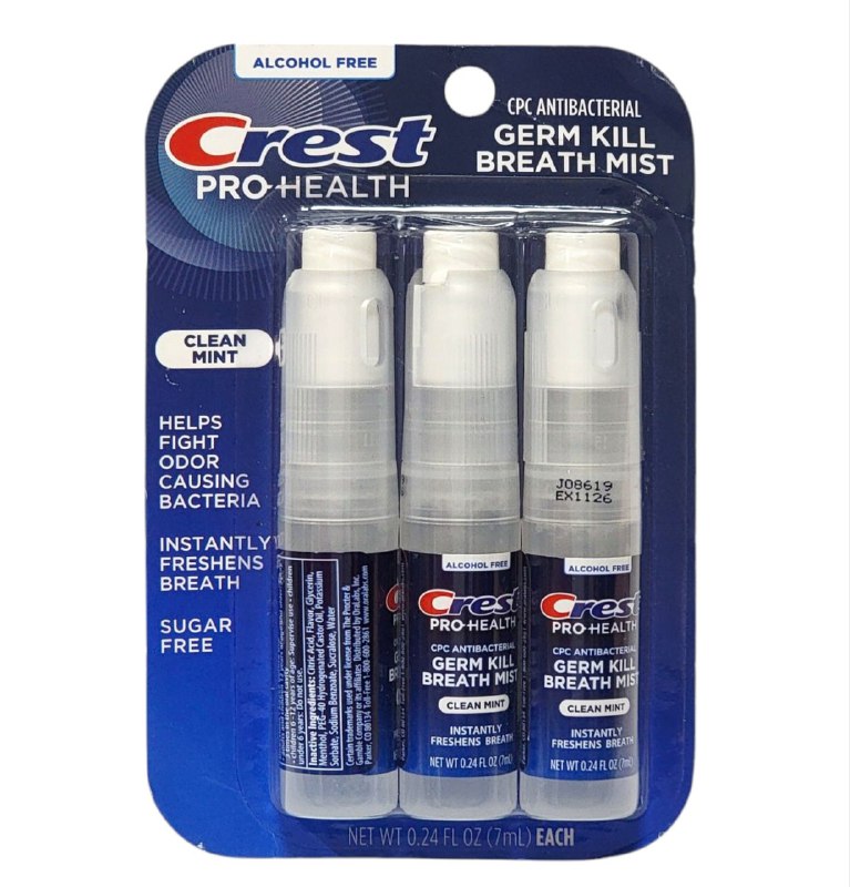 SPRAY VOCAL PARA ELIMINAR GERMENES Y ALIENTO PAQUETE DE 3 CREST