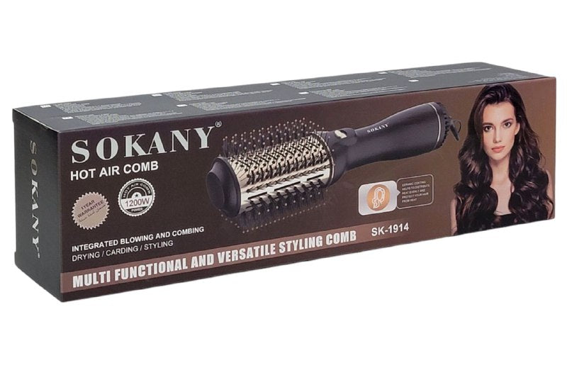 CEPILLO SECADOR PARA EL CABELLO CABLE GIRATORIO 360° CON LAZO PARA COL