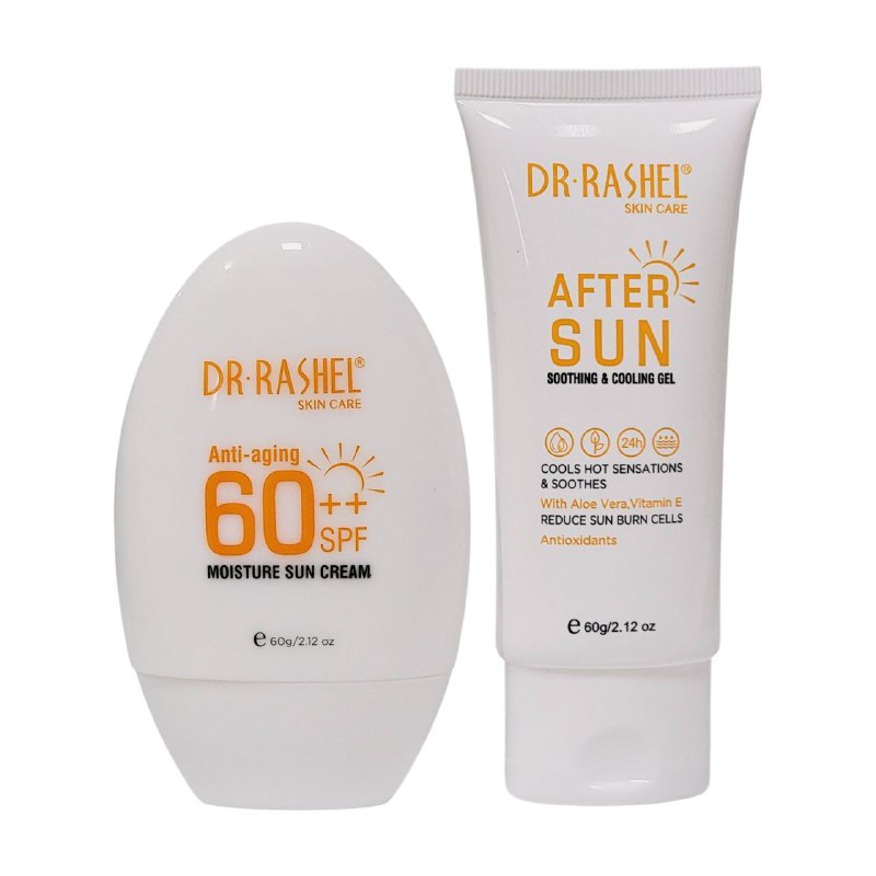 KIT DE PROTECTOR SOLAR ANTIENVEJECIMIENTO 60SPF PARA CURPO Y ROSTRO DR