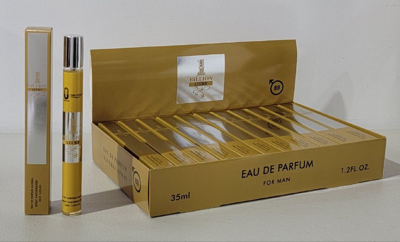 MINI PERFUME EN TUBO PARA CABALLERO 1 BILLION LUCKY EDP 35ML