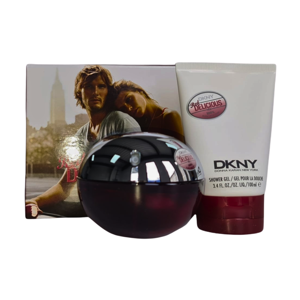 SET DKNY RED DELICIOUS MEN EDT 50ML, SHOWER GEL 100ML (H)