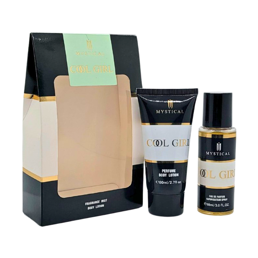 SET MYSTICAL SPLASH DAMA COOL GIRL SPLASH 88ML, BODY LOTION 80ML (M)