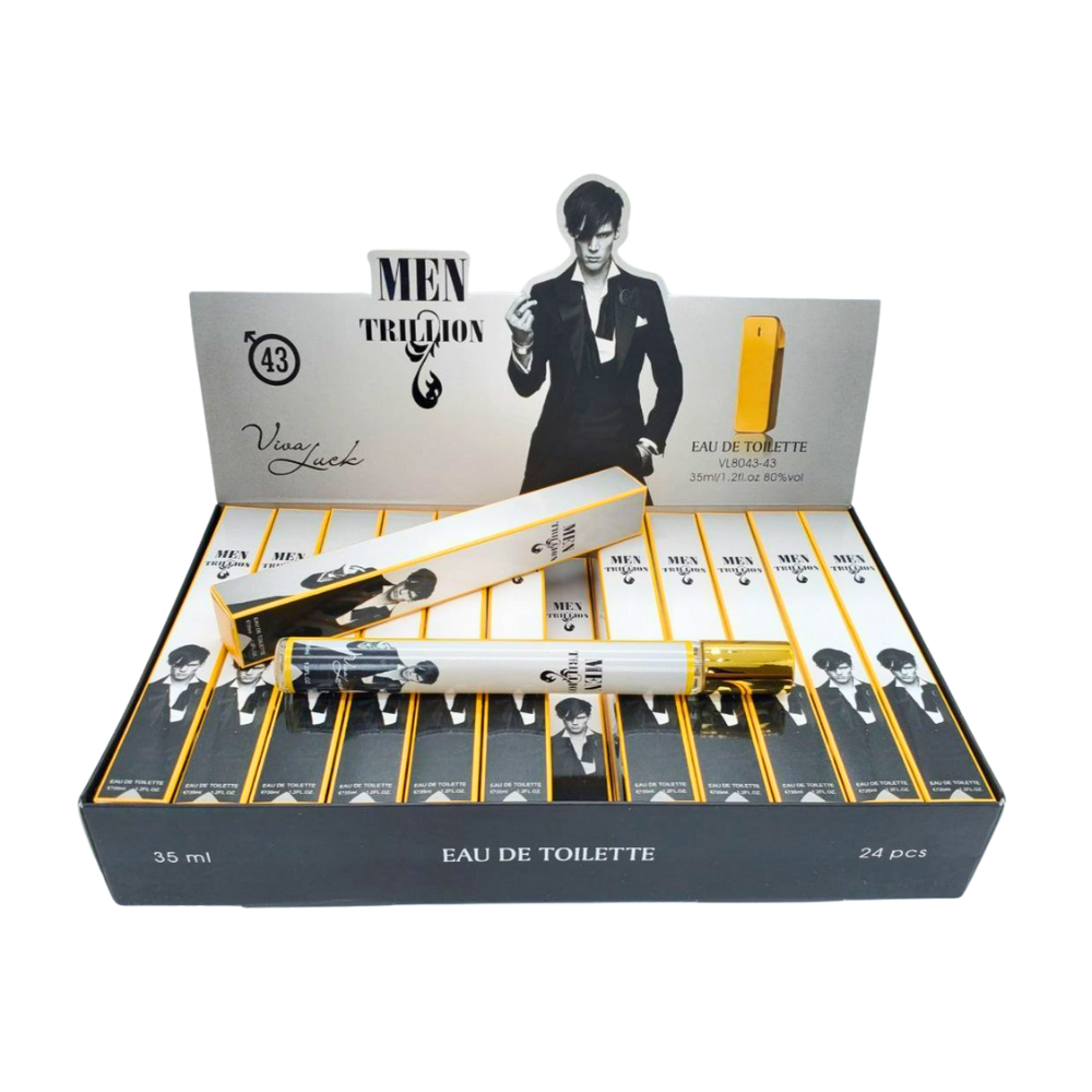 PERFUME EN TUBO PARA HOMBRE MEN TRILLION 43 EDT 35ML (H)