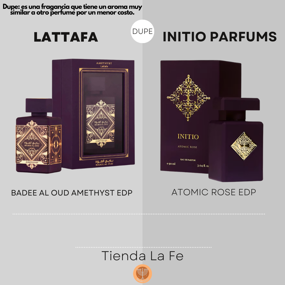 LATTAFA BADEE AL OUD AMETHYST EDP 100ML (U) (DUPE INITIO PARFUMS ATOMI