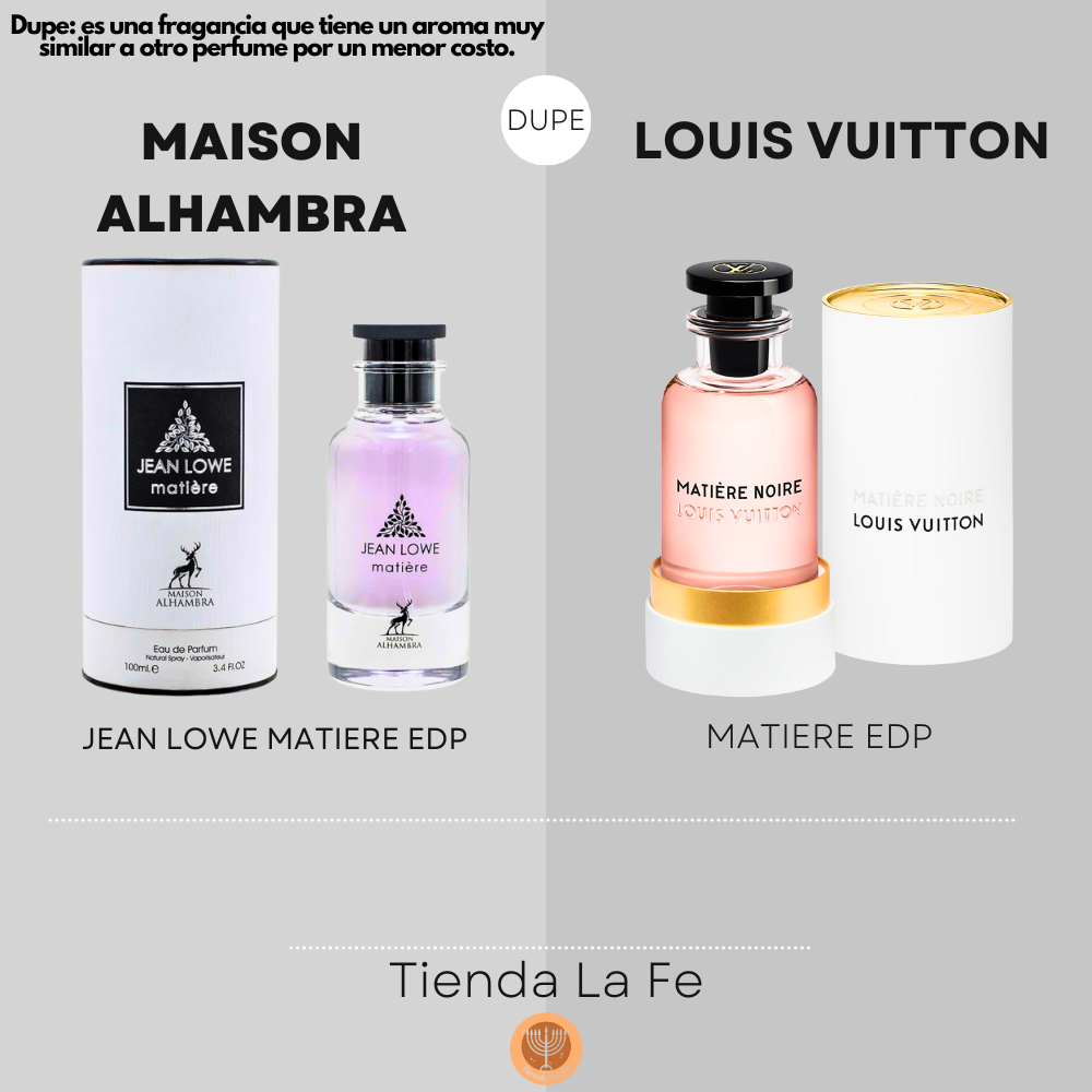 MAISON ALHAMBRA JEAN LOWE MATIERE EDP 100ML (M) (DUPE LOUIS VUITTON MA