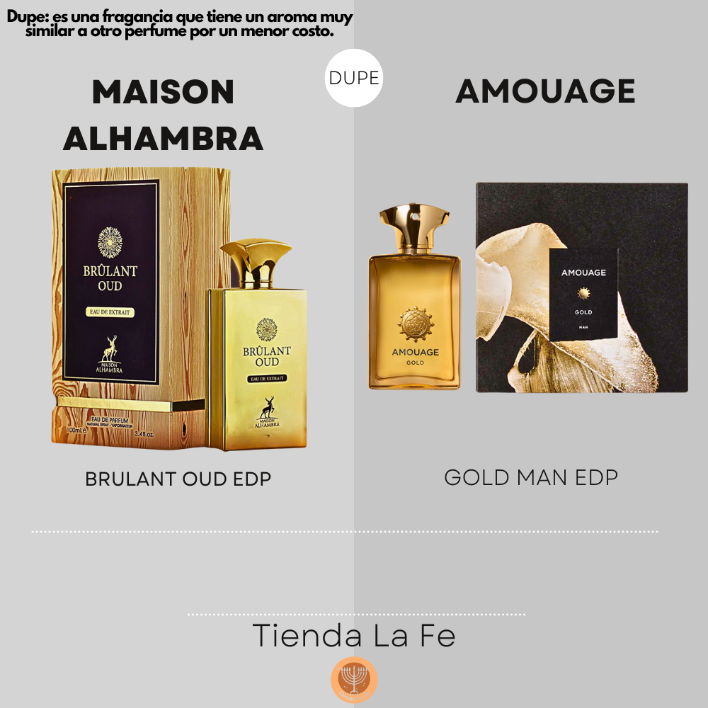 MAISON ALHAMBRA BRULANT OUD EDP 100ML (H) (DUPE AMOUAGE GOLD MAN EDP)