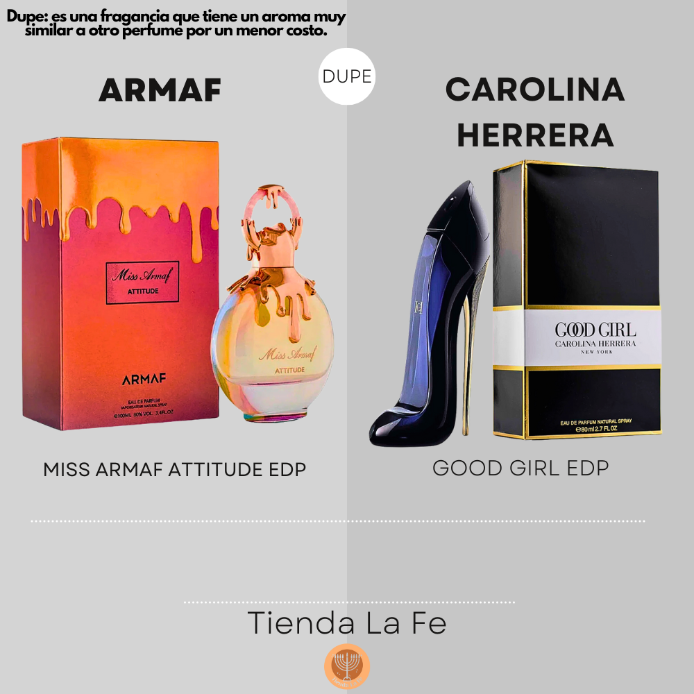ARMAF MISS ARMAF ATTITUDE EDP 100ML (M) (DUPE CAROLINA HERRERA GOOD GI