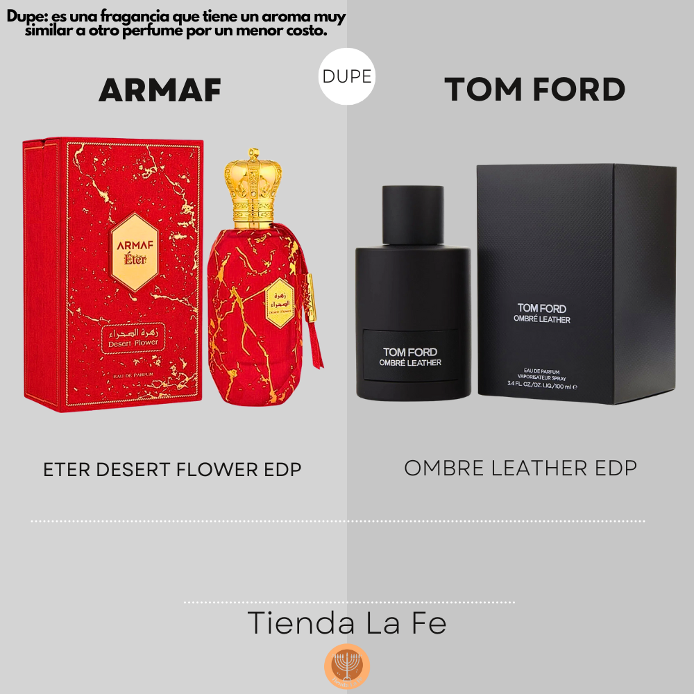 ARMAF ETER DESERT FLOWER EDP 100ML (M) (DUPE TOM FORD OMBRE LEATHER ED
