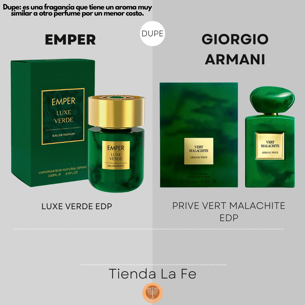 EMPER LUXE VERDE EDP 100ML (M) (DUPE GIORGIO ARMANI PRIVE VERT MALACHI