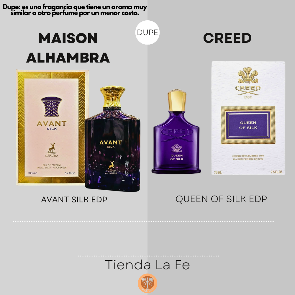 MAISON ALHAMBRA AVANT SILK EDP 100ML (M) (DUPE CREED QUEEN OF SILK EDP