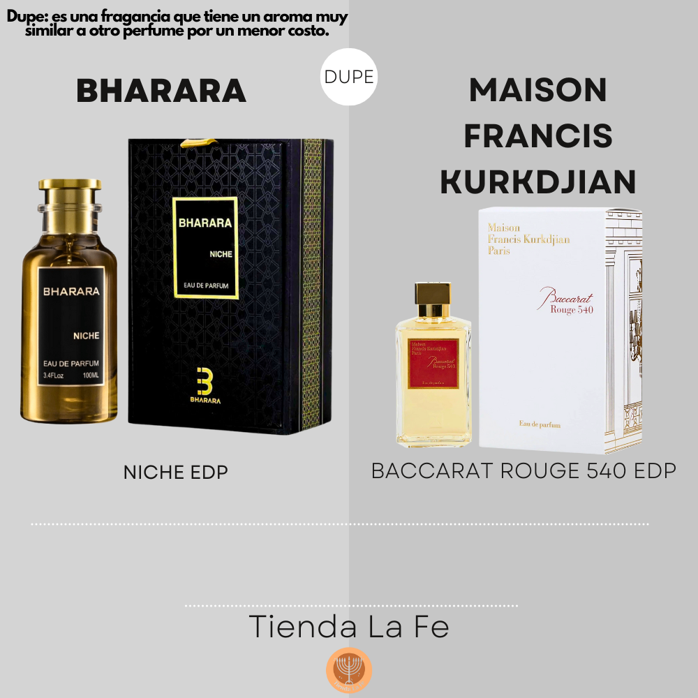 BHARARA NICHE EDP 100ML (U) (DUPE MAISON FRANCIS KURKDJIAN BACCARAT RO