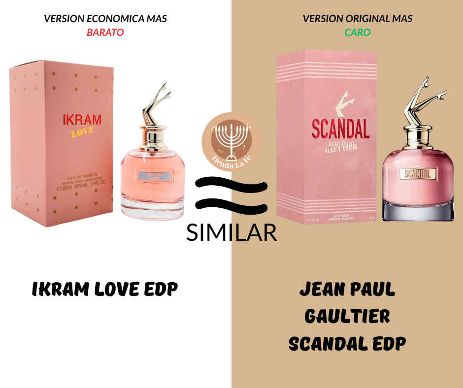 IKRAM LOVE EDP 100ML (M) (AROMA SIMILAR JEAN PAUL GAULTIER SCANDAL EDP