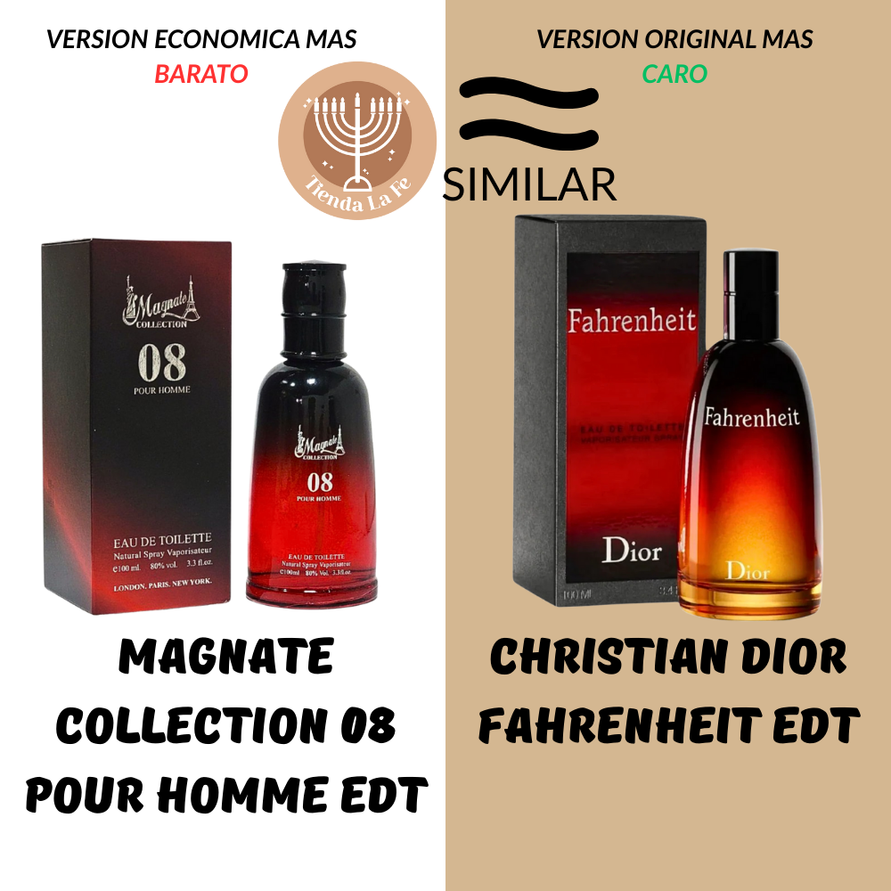 MAGNATE COLLECTION 08 POUR HOMME EDT 100ML (H) (AROMA SIMILAR CHRISTIA
