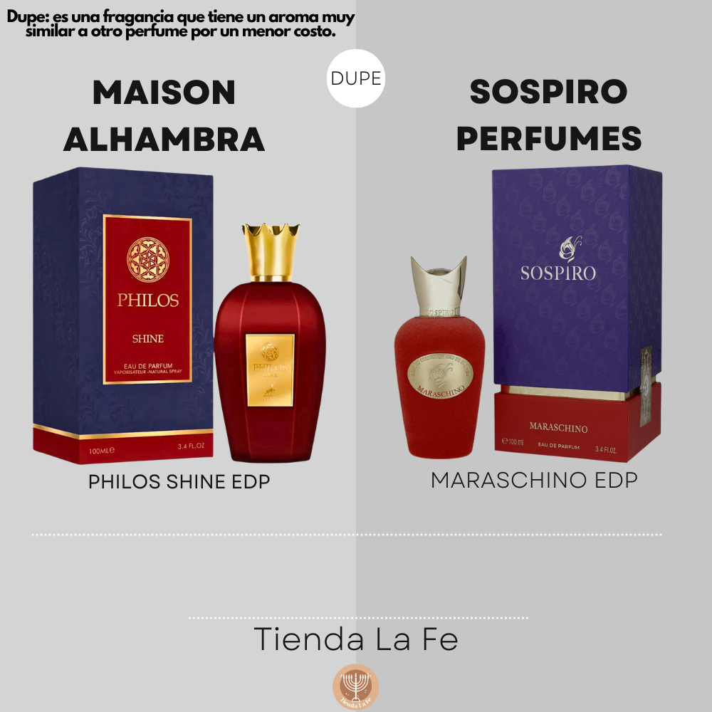 MAISON ALHAMBRA PHILOS SHINE EDP 100ML (M) (DUPE SOSPIRO PERFUMES MARA