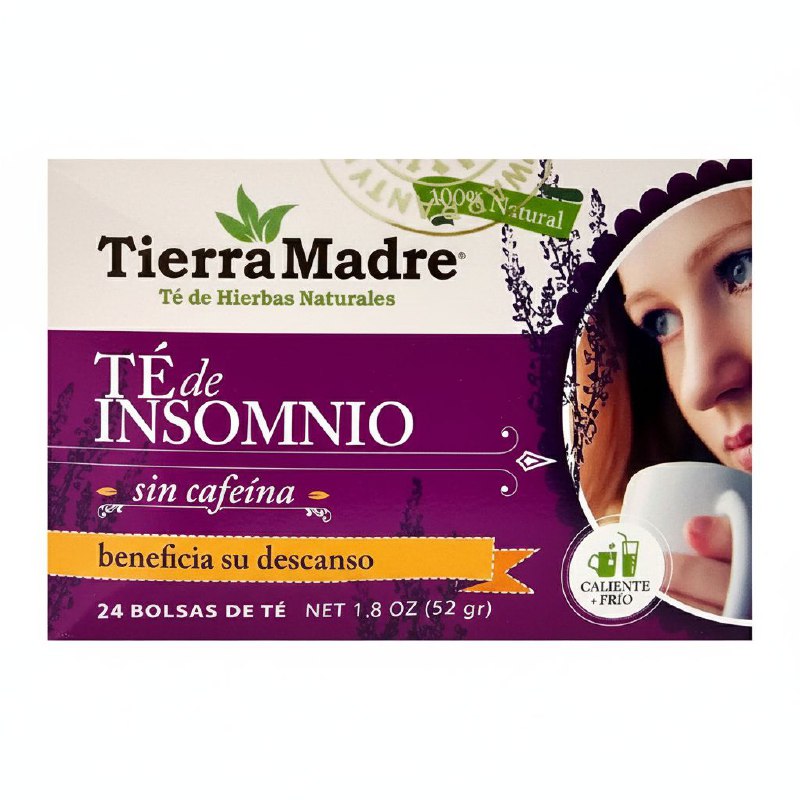 TE DE HIERBAS NATURALES SIN CAFEINA PARA INSOMNIO CALMANTE PARA DORMIR