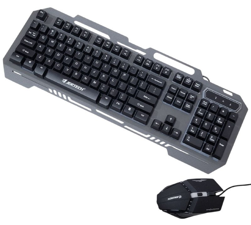COMBO DE TECLADO Y MOUSE PARA VIDEO JUEGOS DE TAMAÑO COMPLETO CON LUZ