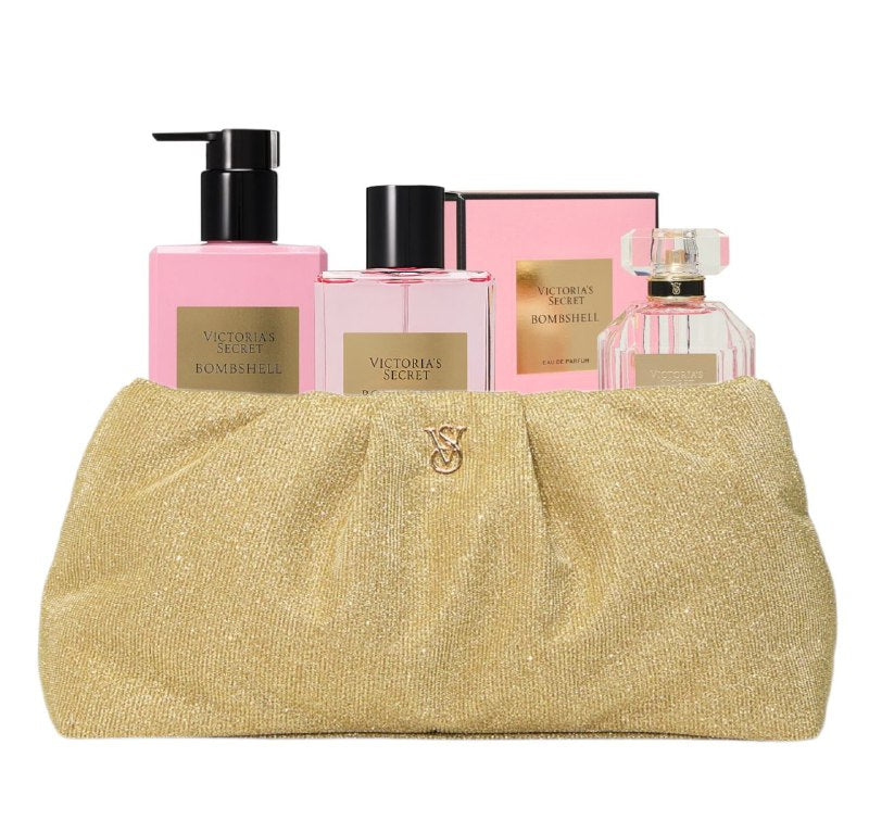 SET VICTORIAS SECRET BOMBSHELL EDP 100ML, BODY LOTION 250ML, SPLASH 25