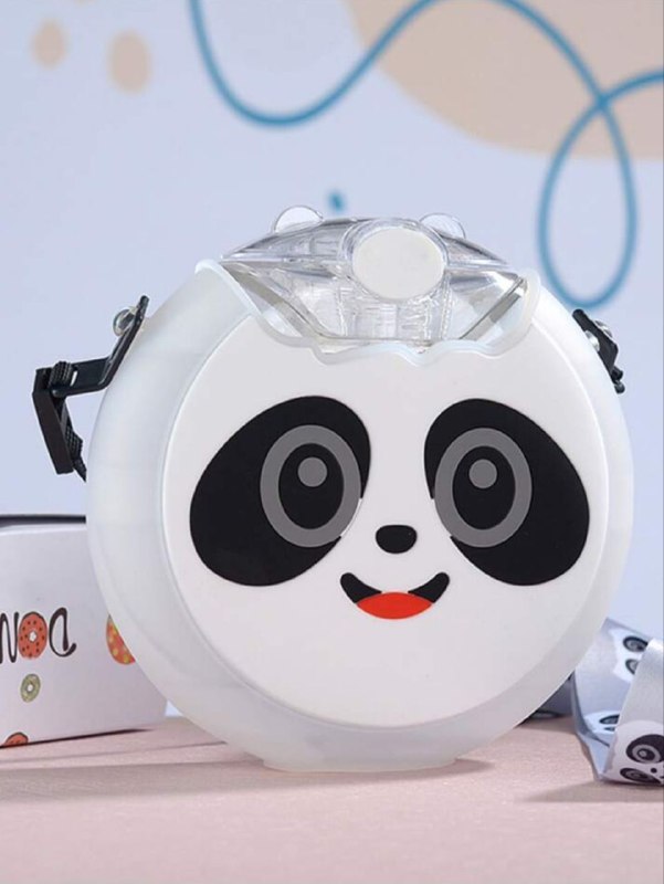 BOTE JUVENIL PORTATIL EN FORMA DE PANDA 380ML