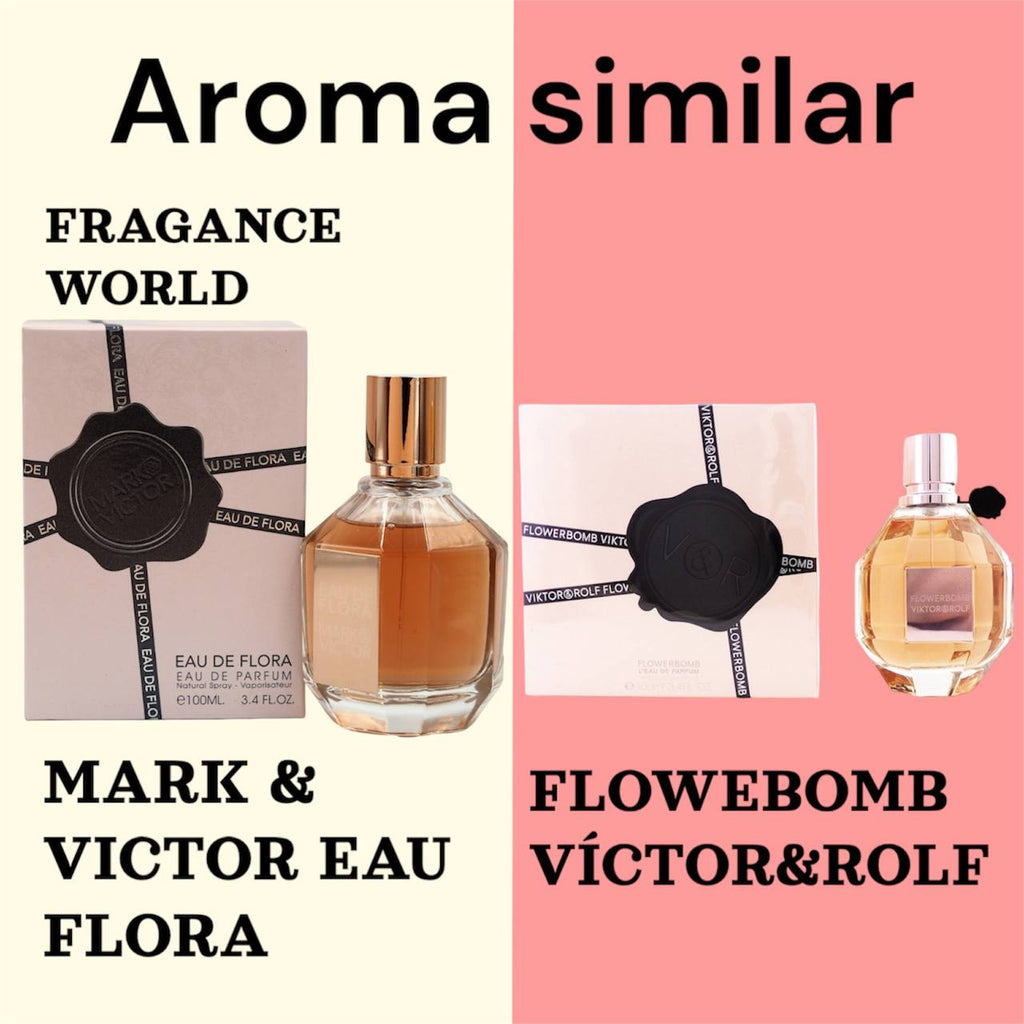 FRAGRANCE WORLD MARK & VICTOR EAU DE FLORA EDP 100ML (M) DUPE DE FLOWE