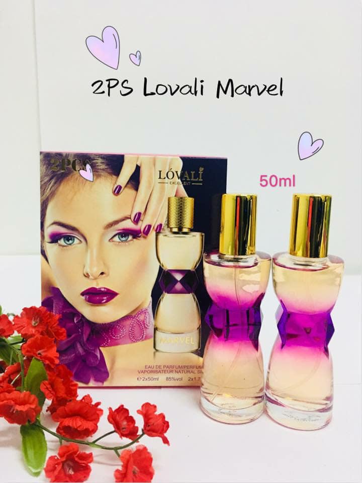 SET PERFUME DUO MARVEL EAU DE PARFUM 50 ML CADA UNO