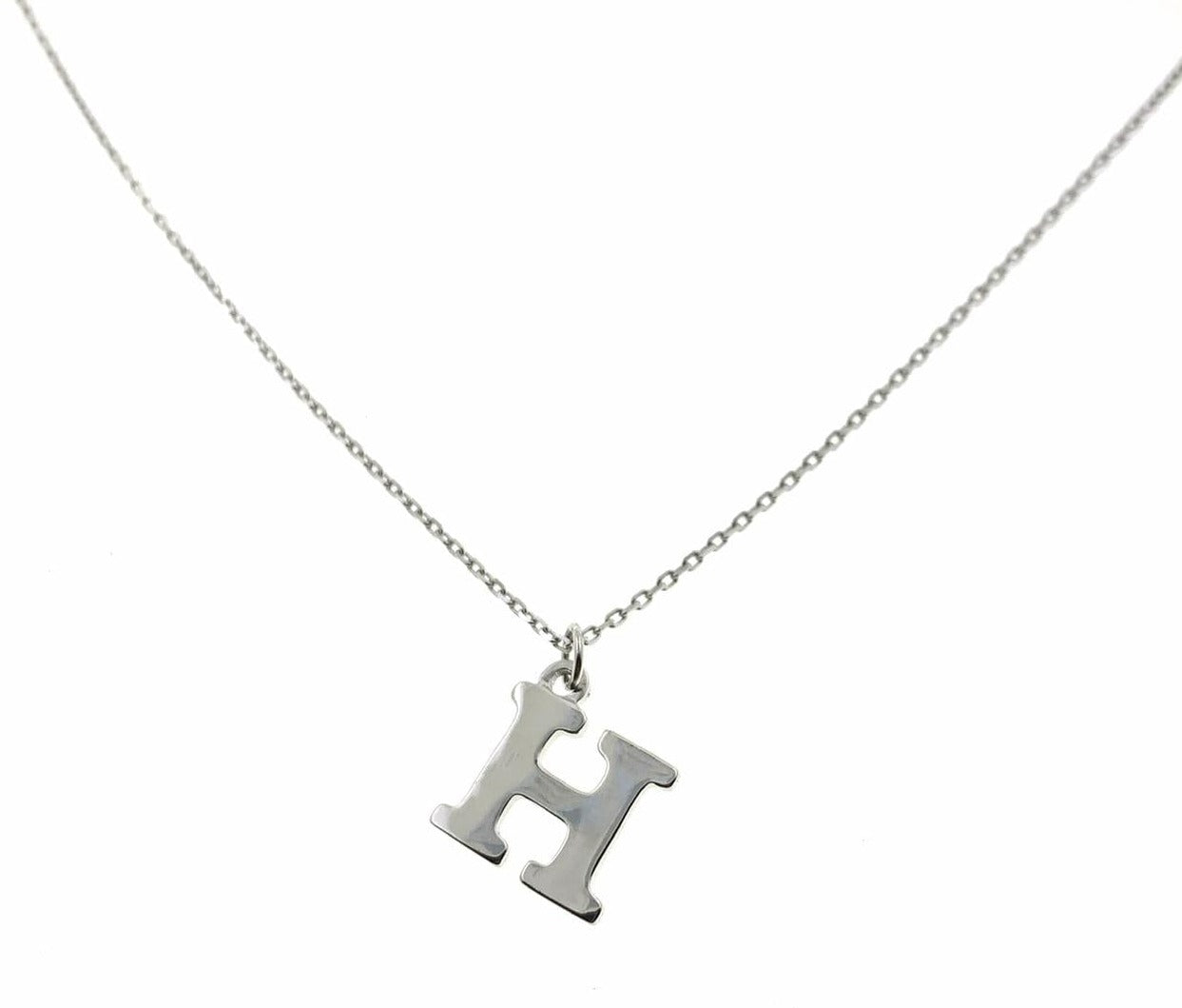 PDIJE1110 LETRA H CON CADENA PLATA 925