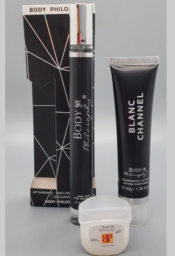 SET PERFUME MINI TUBO ECONOMICO BLANC CHANNEL